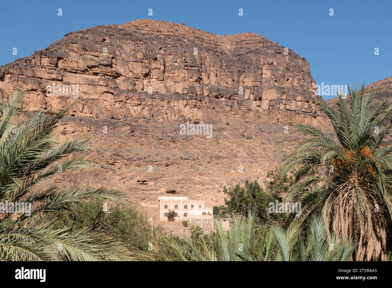 view at the famous gorge of Amtoudi in Southern Maroc Stock Photo - Alamy