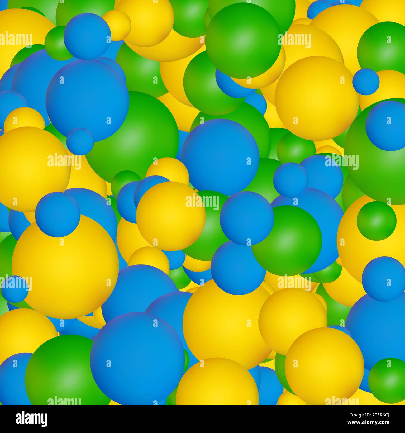 Yellow, blue, green balls. Bright colorful background Background Banner ...