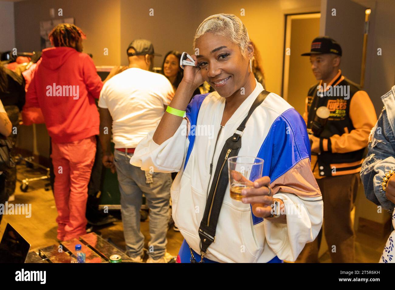 Tiffany Hadish poses backstage during "The Miseducation of Lauryn Hill ...