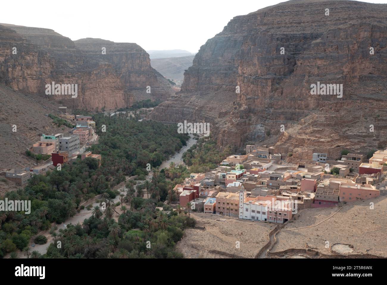 view at the famous gorge of Amtoudi in Southern Maroc Stock Photo - Alamy