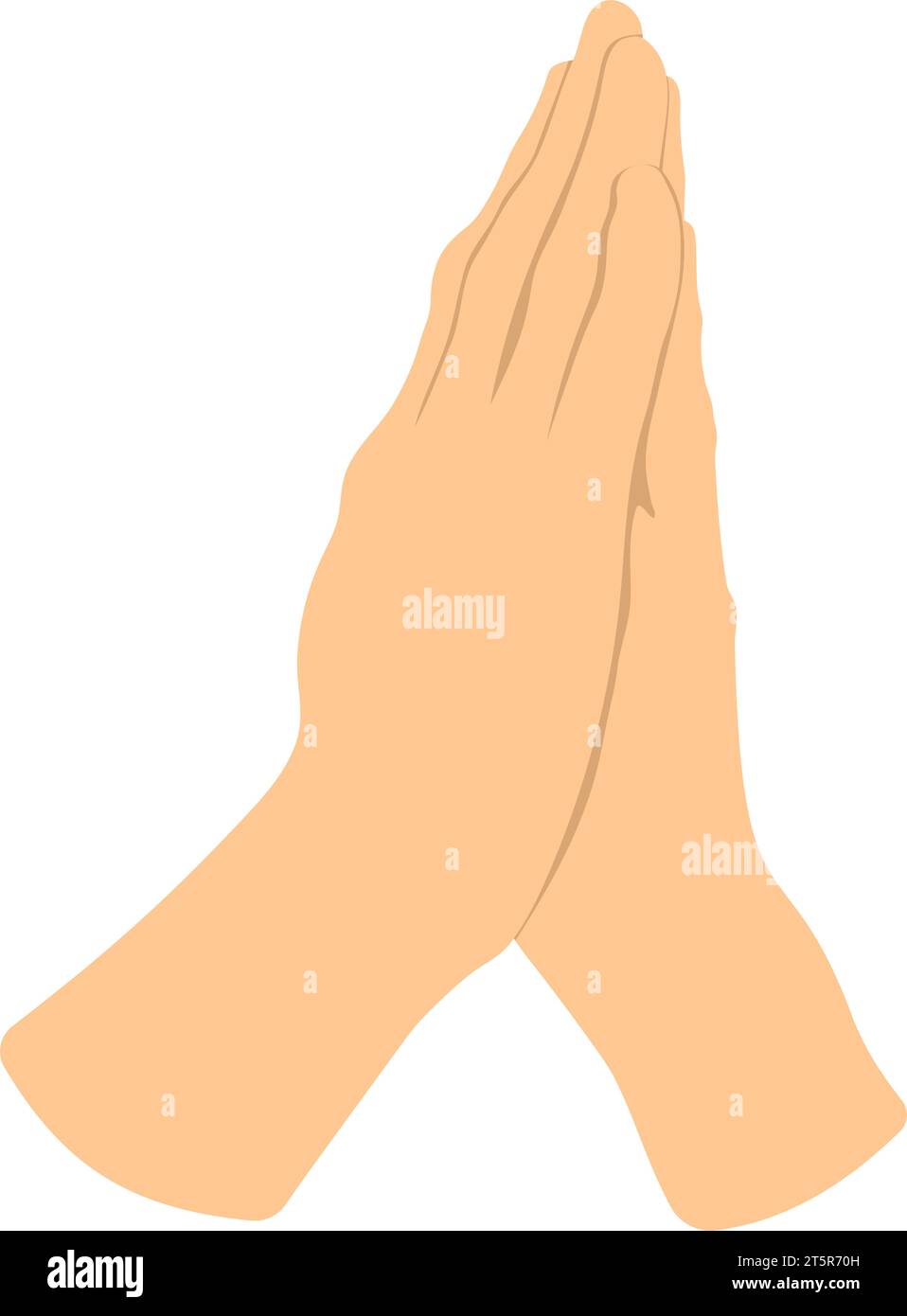 Praying hands. Suitable for different designs. Vector Illustration ...