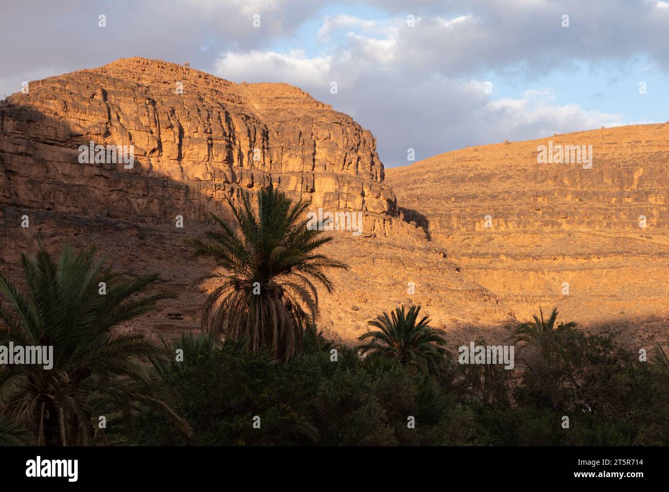 view at the famous gorge of Amtoudi in Southern Maroc Stock Photo - Alamy