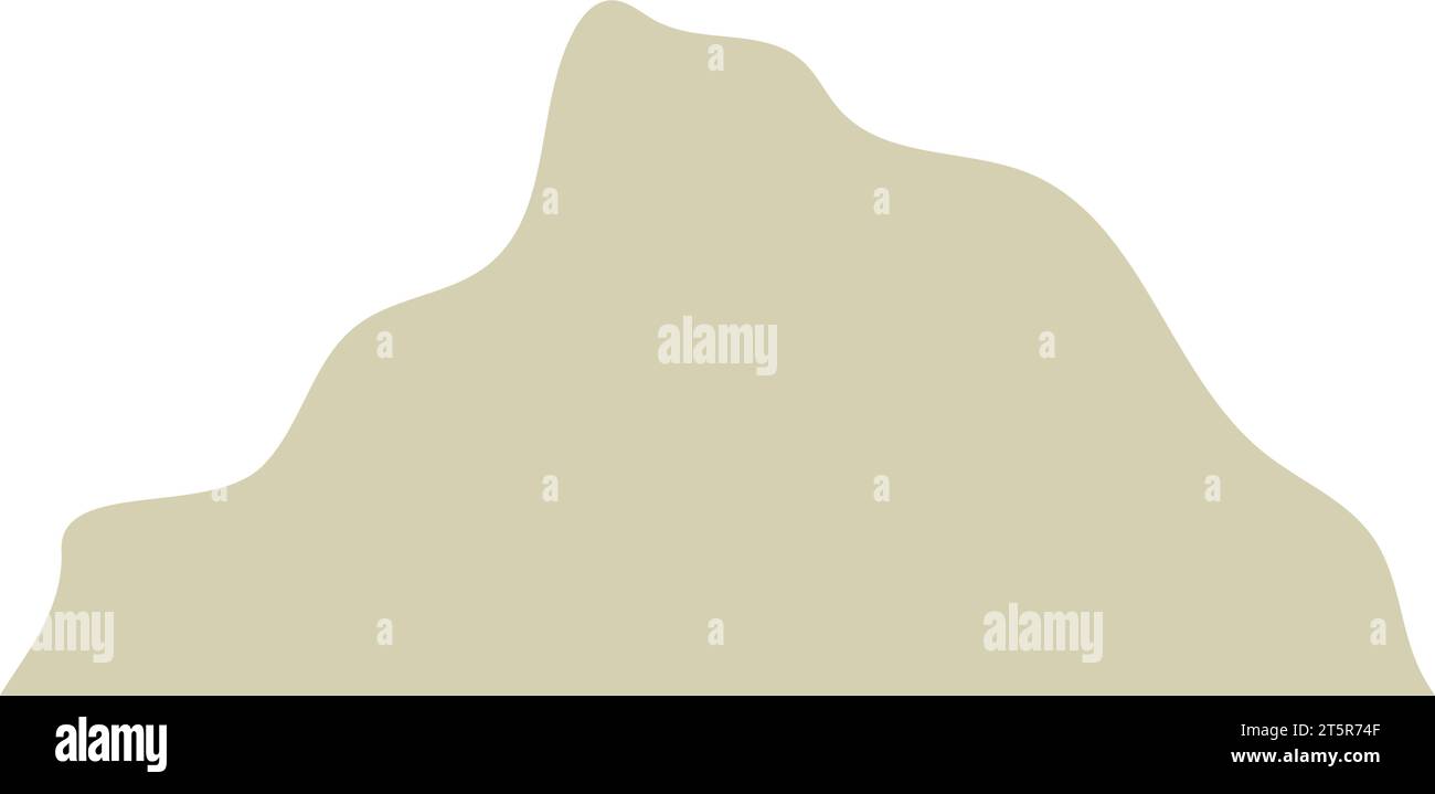 Cartoon cliffs. Suitable for different designs. Vector Illustration ...