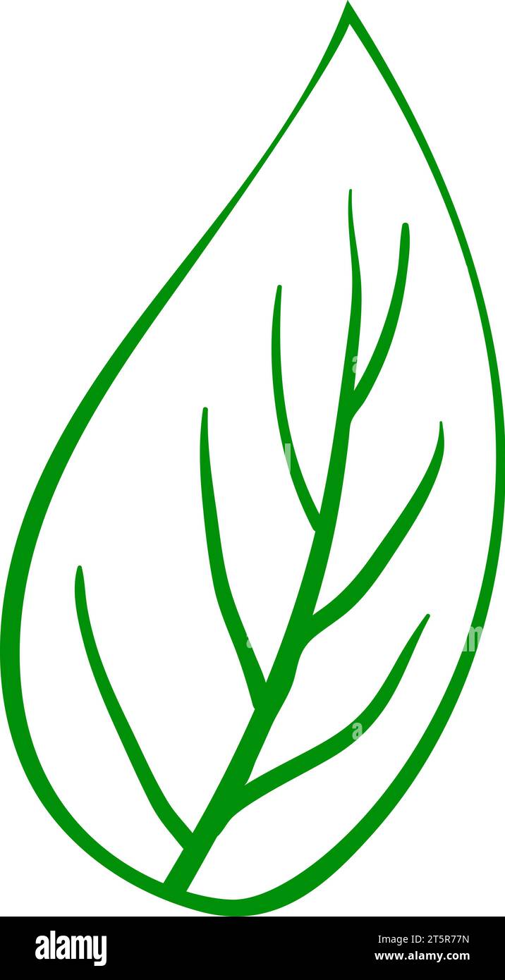 Tree leaf. Suitable for different designs. Vector Illustration Stock ...