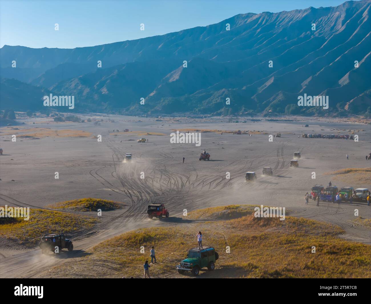Drone top aerial panorama desert hi-res stock photography and images ...