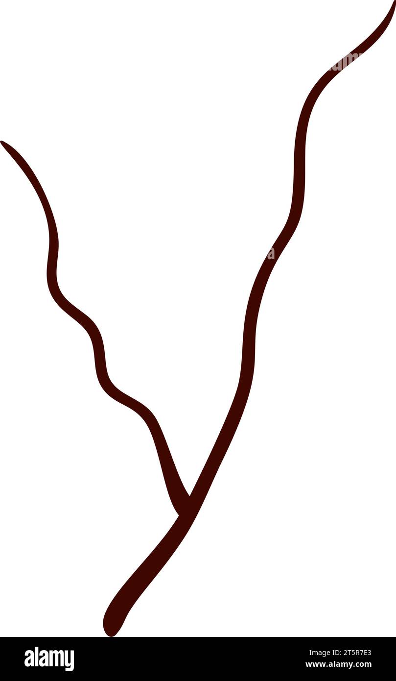 Branch of tree. Suitable for different designs. Vector Illustration ...