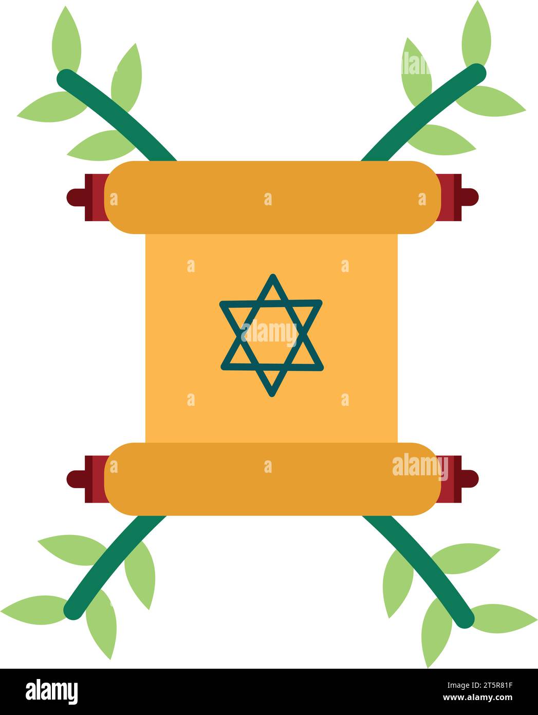 Open torah scroll Stock Vector Images - Alamy