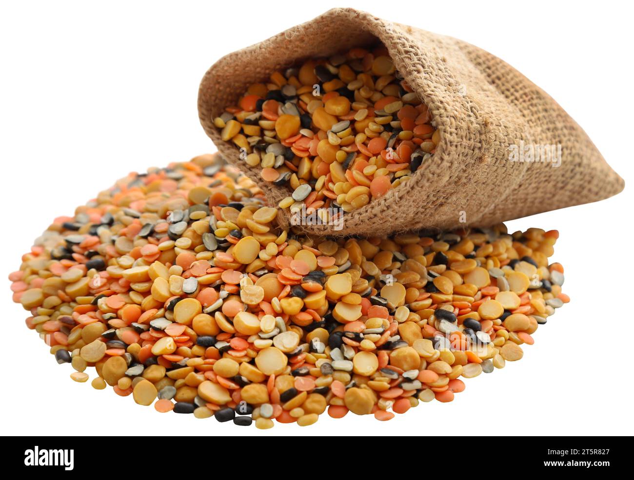 Lentils and green peas Cut Out Stock Images & Pictures - Alamy