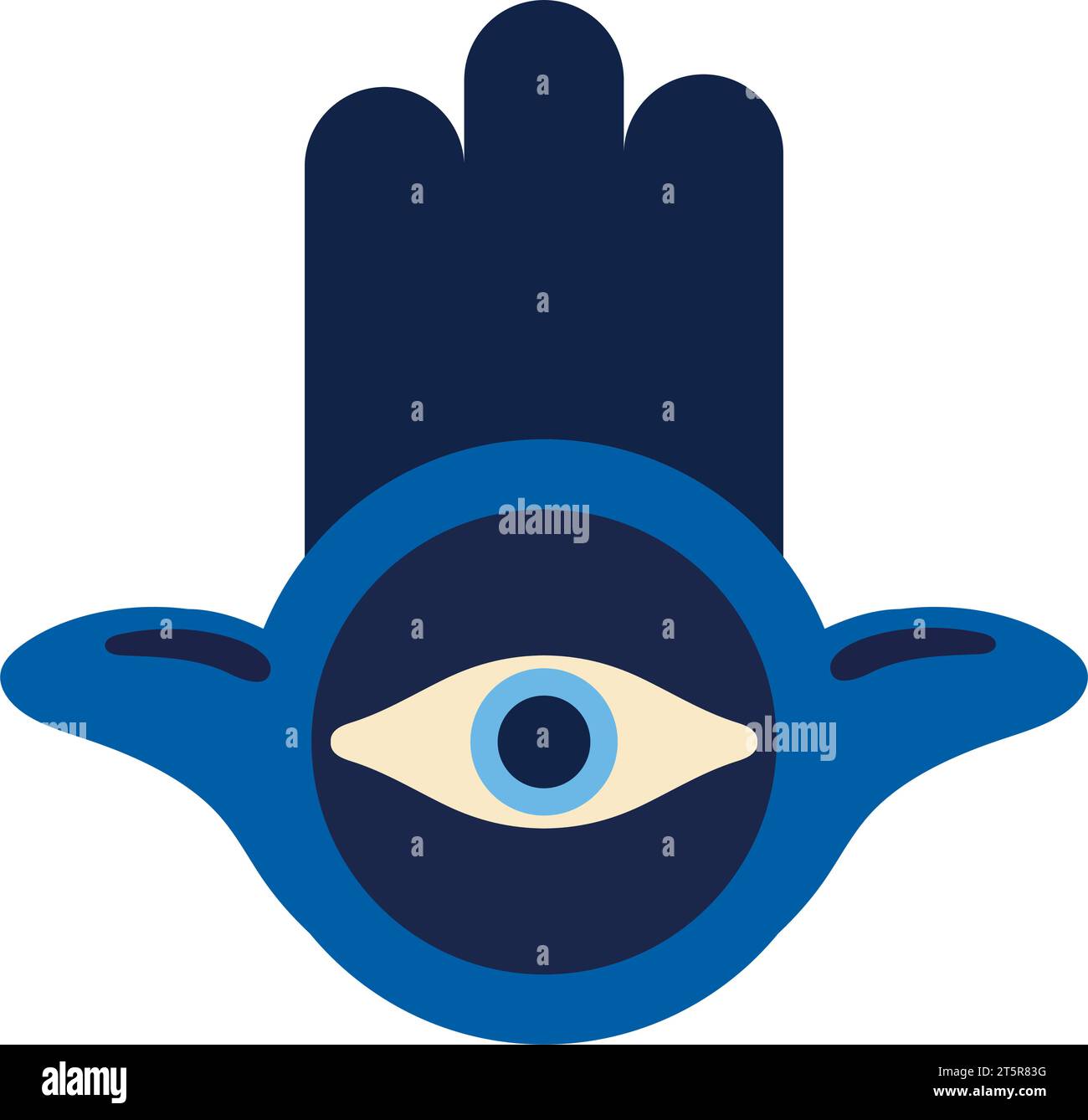 hamsa hand illustration vector isolated Stock Vector Image & Art - Alamy