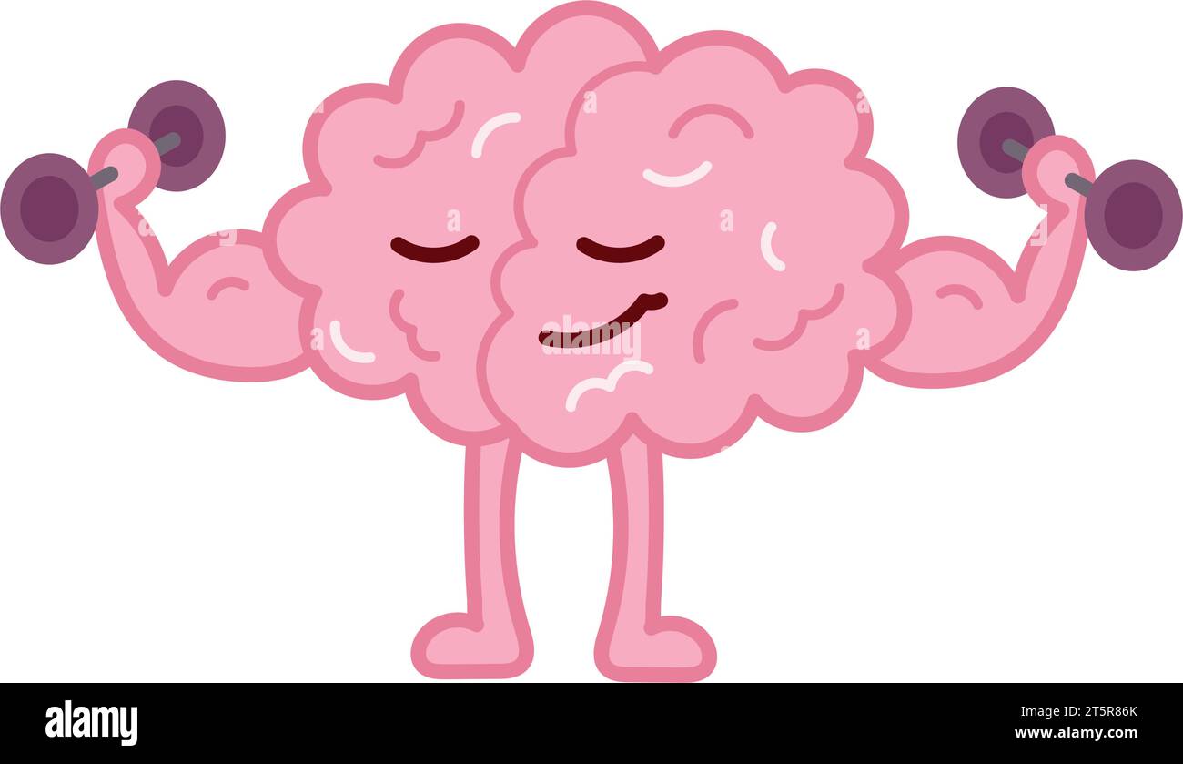 Brain while exercising Stock Vector Images - Alamy