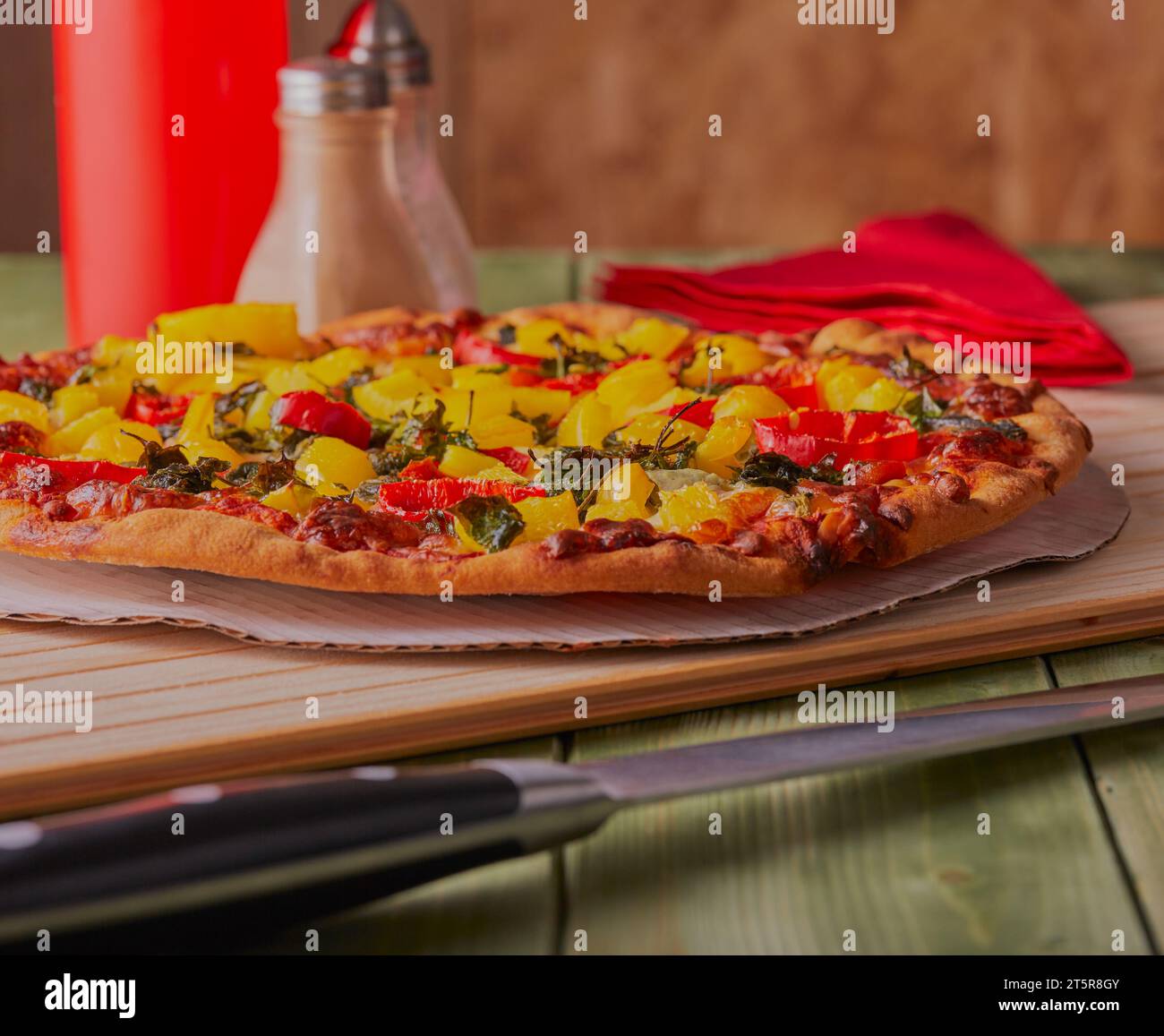 Stone baked pizza hi-res stock photography and images - Alamy