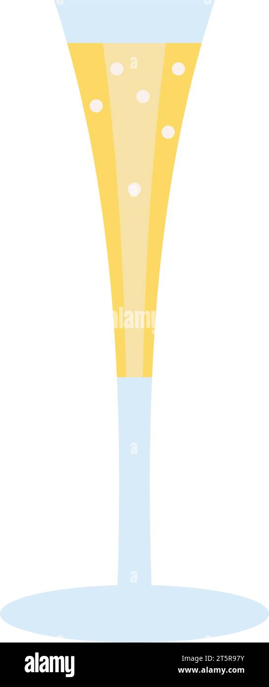 champagne glass golden vector isolated Stock Vector Image & Art - Alamy