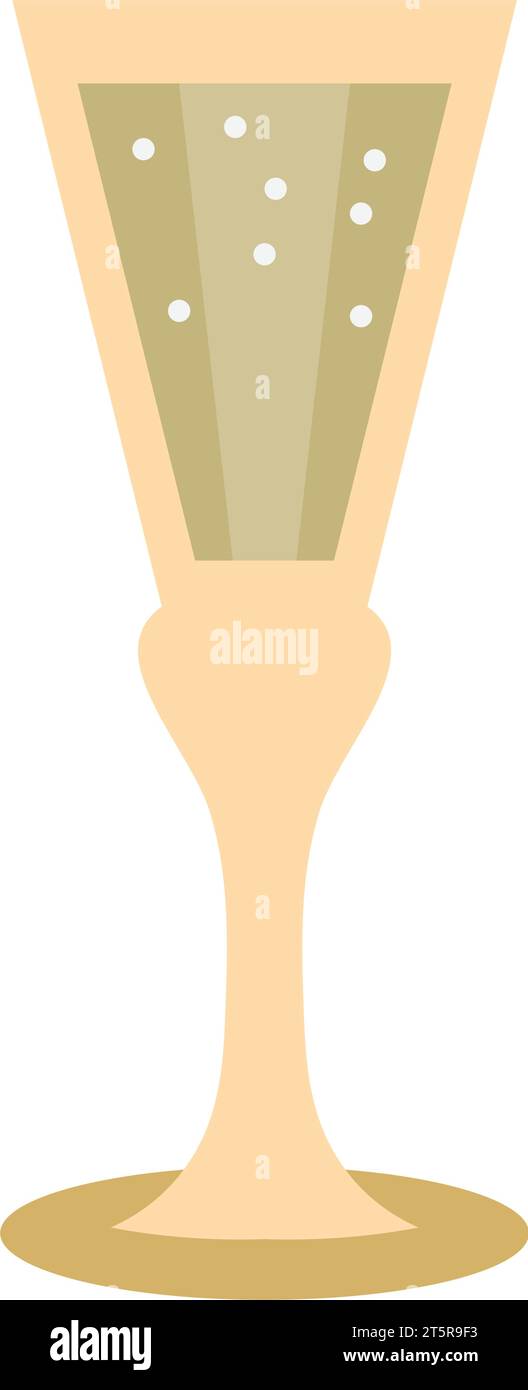 glass with champagne vector isolated Stock Vector Image & Art - Alamy