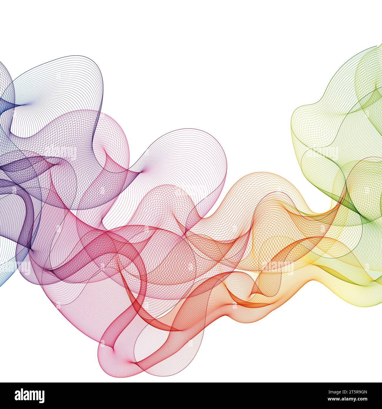 Bright color wave with shadow. Wave pattern. Element for design Stock ...