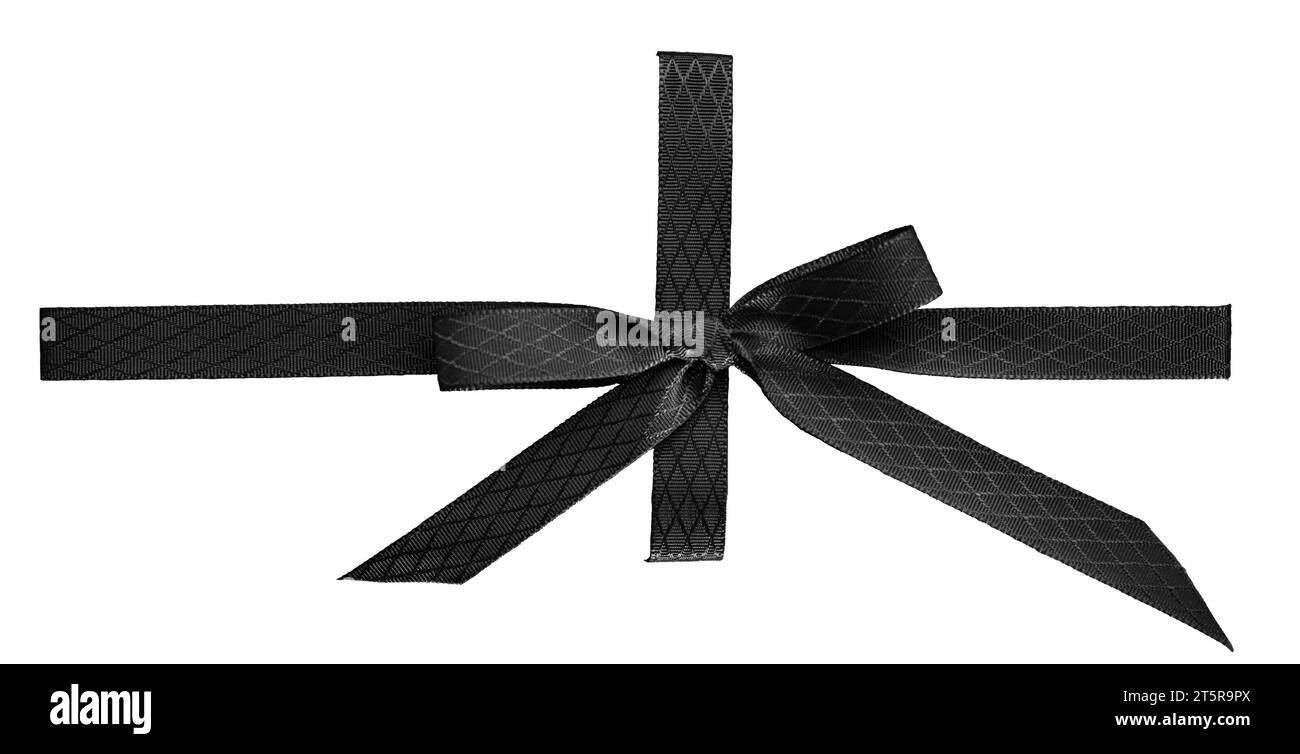 ribbon bow cut out on white background for design purpose Stock Photo ...