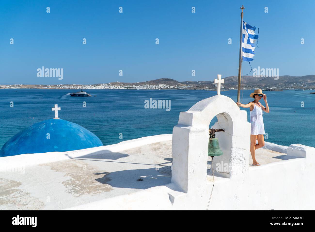 Monastery of saint john of deti paros hi-res stock photography and ...