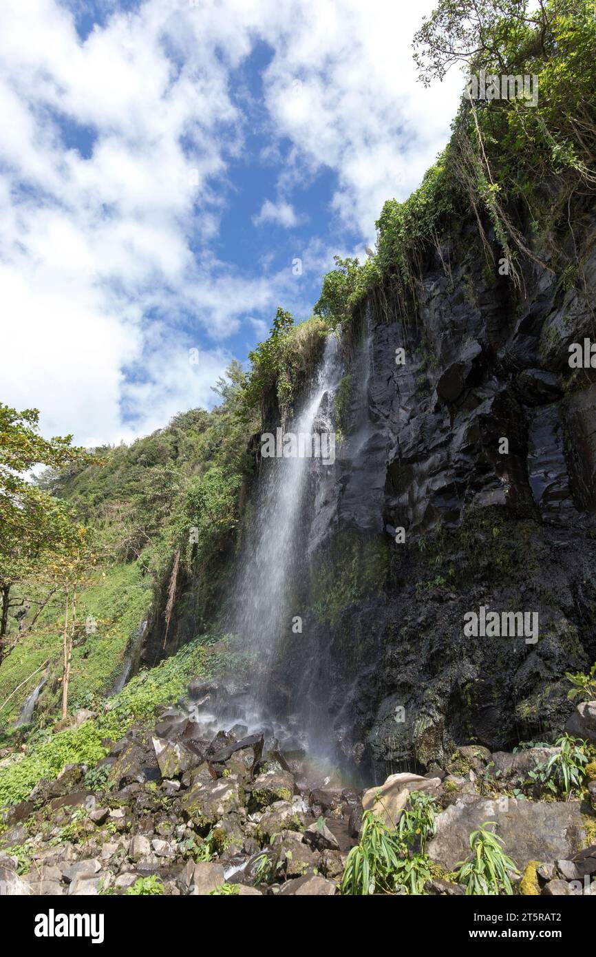 Beautiful waterfall river reunion island hi-res stock photography and ...