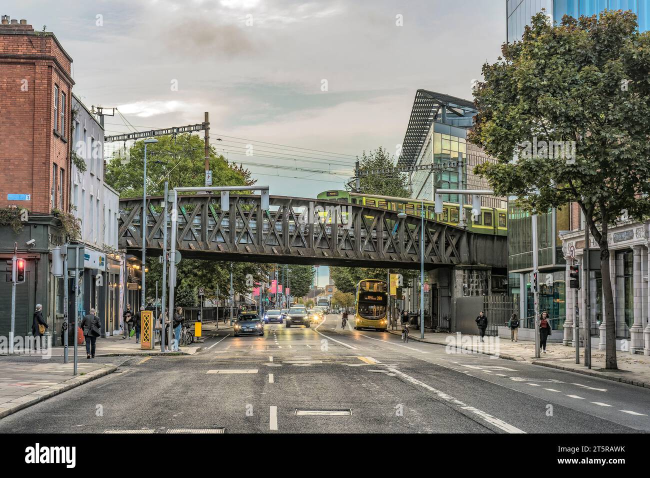 Railway bridge at Pearse street. Dublin, Ireland Stock Photo - Alamy