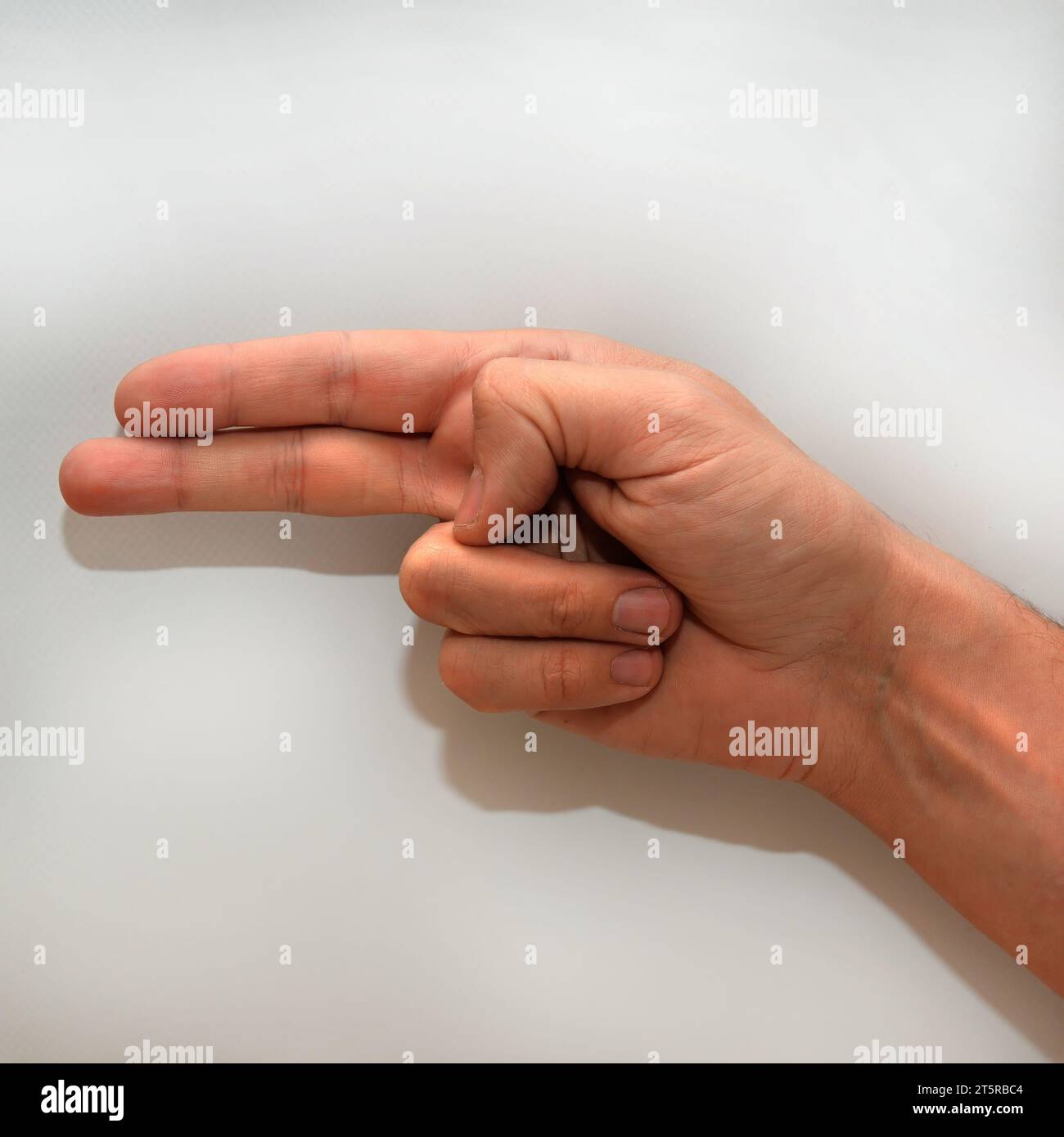 Letter H in American Sign Language (ASL) for deaf people Stock Photo ...