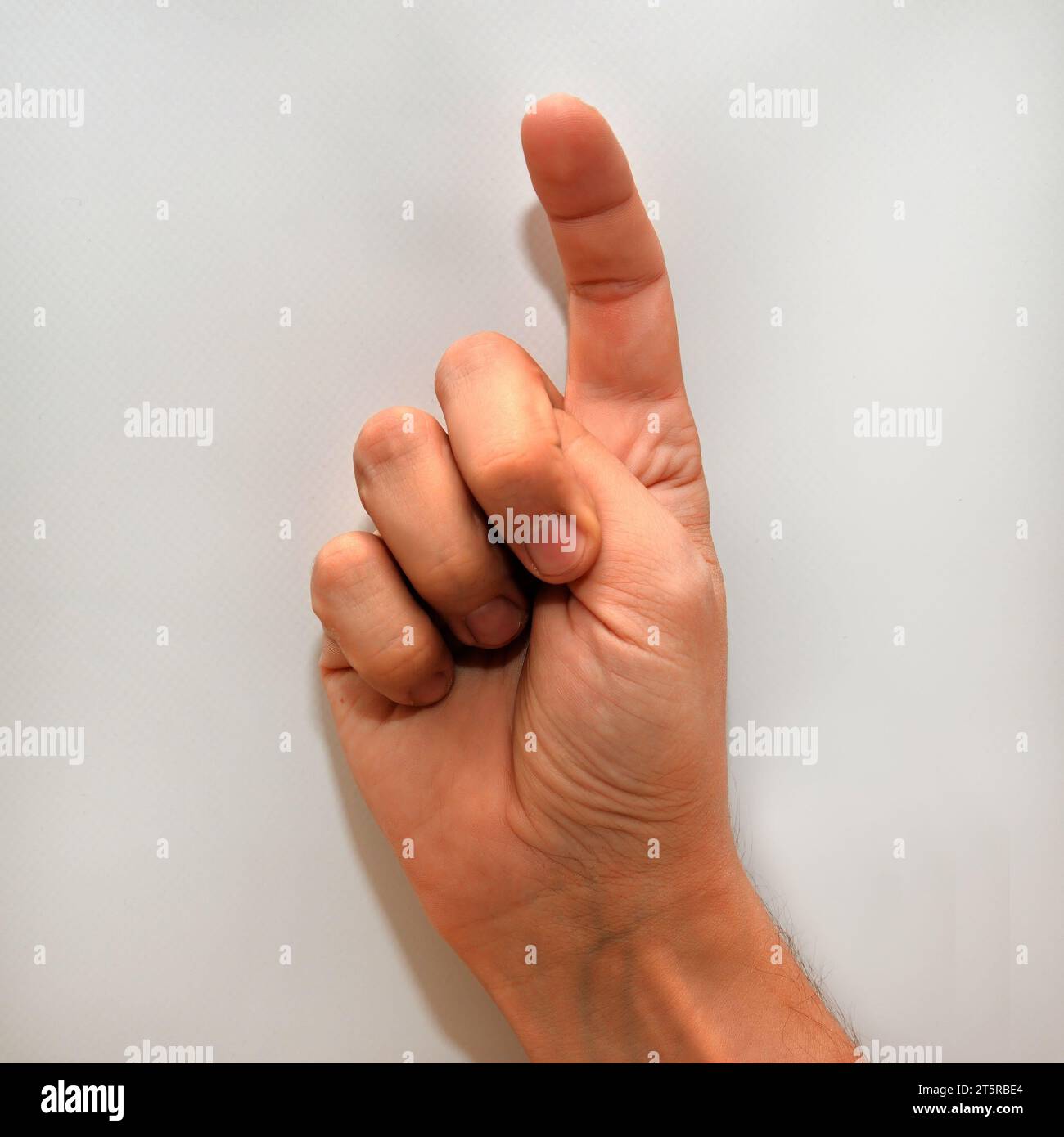 Letter X in American Sign Language (ASL) for deaf people Stock Photo ...