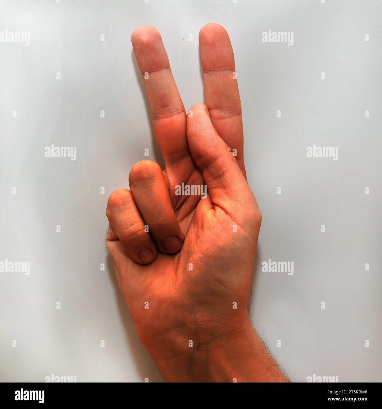Letter K in American Sign Language (ASL) for deaf people Stock Photo ...