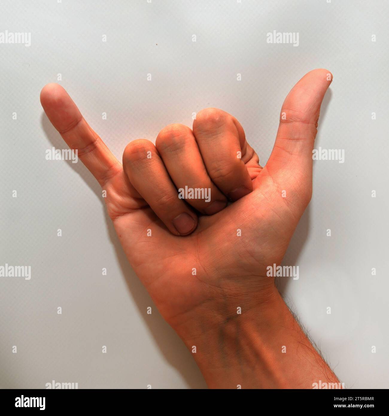 Letter Y in American Sign Language (ASL) for deaf people Stock Photo ...