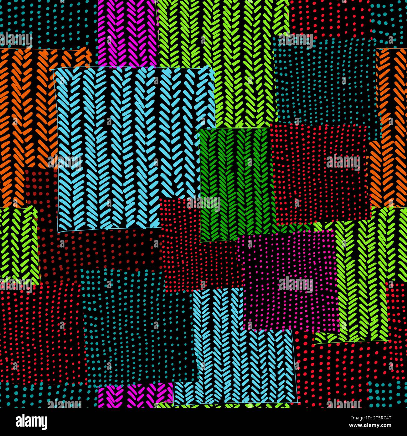 Seamless background of knitted pieces. hand drawing. Not AI, Illustrat3 ...