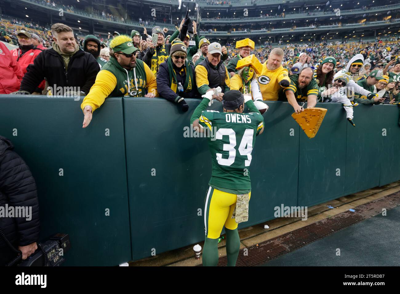 Green Bay Packers safety Jonathan Owens (34) during an NFL football ...