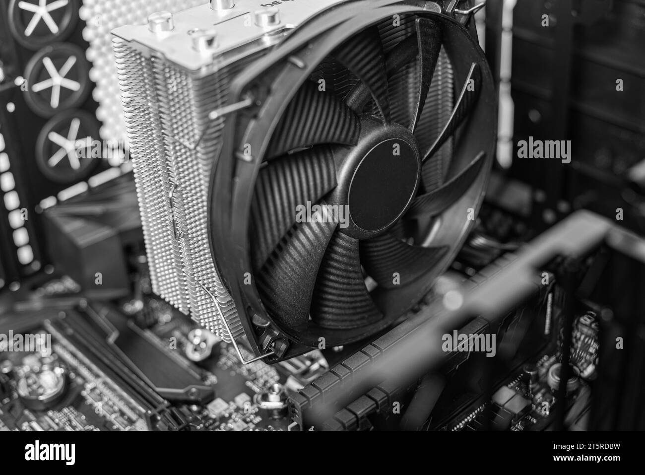 The components of a personal computer system hi-res stock photography ...
