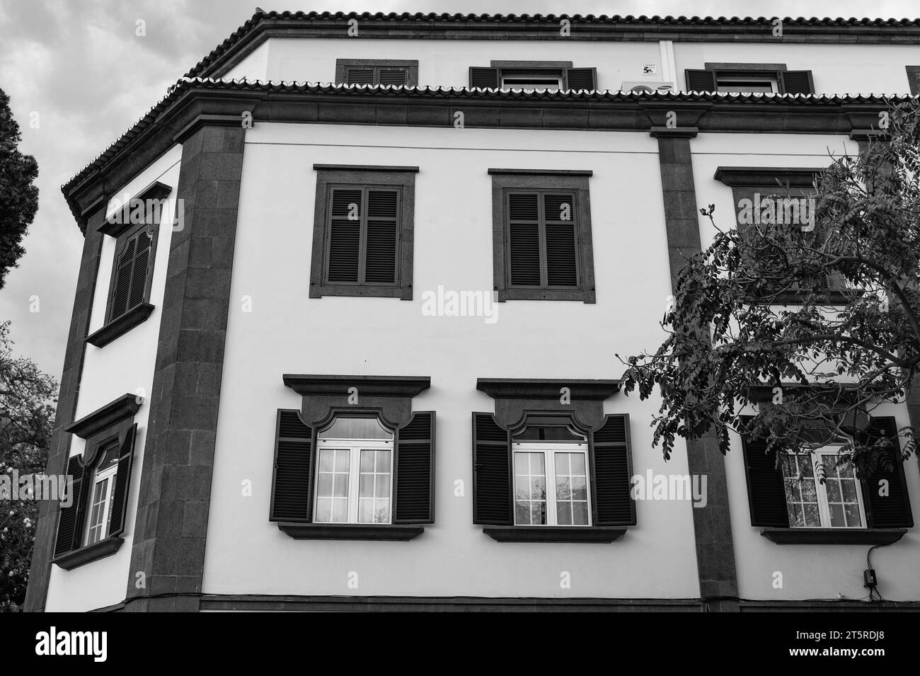 architecture facade with windows. architecture facade with shutters ...
