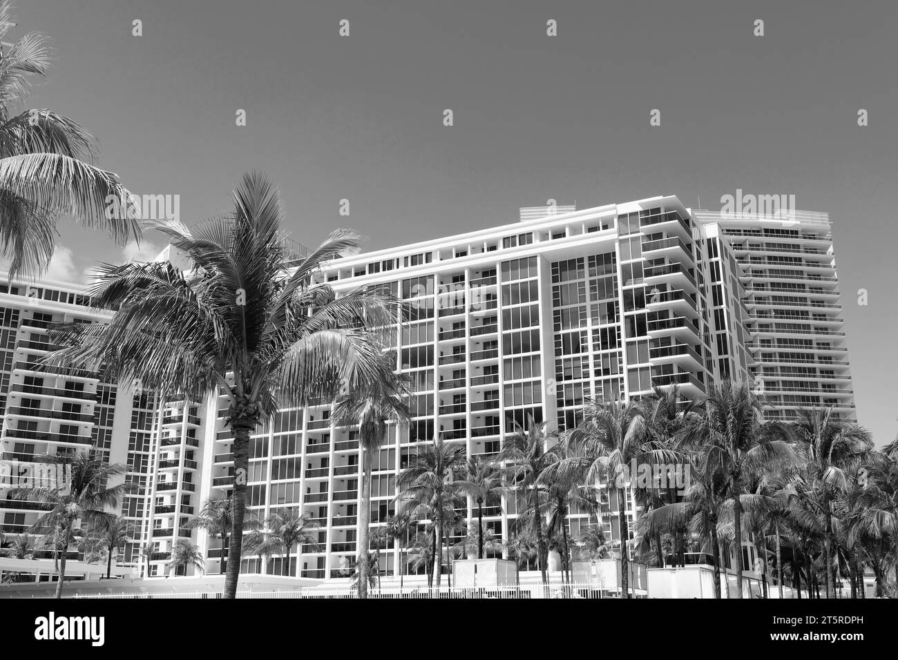 skyscraper facade architecture in miami downtown metropolis Stock Photo ...