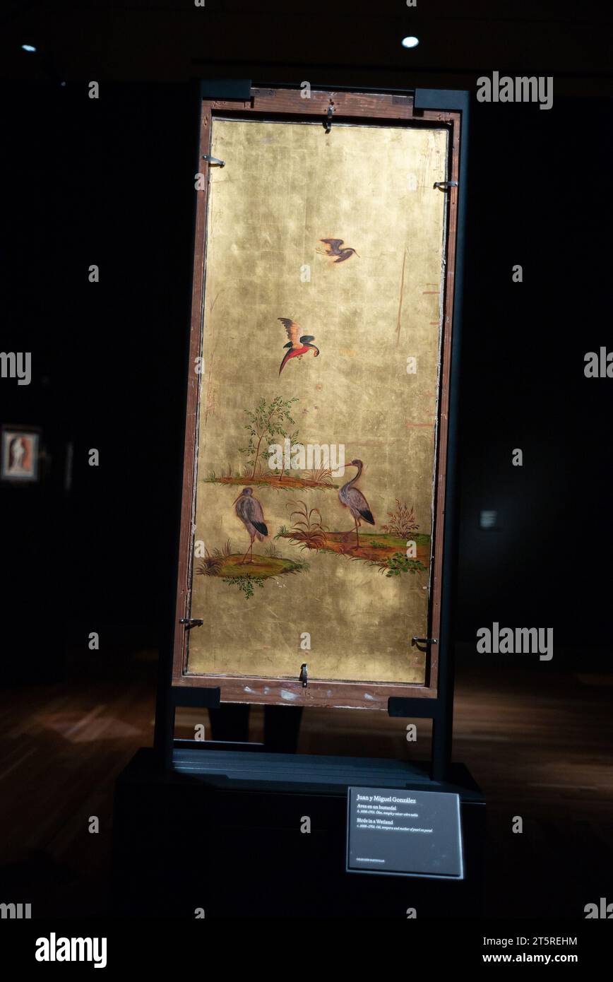 Reverse of Birds in a Wetland in the REVERSOS exhibition, reveals the ...