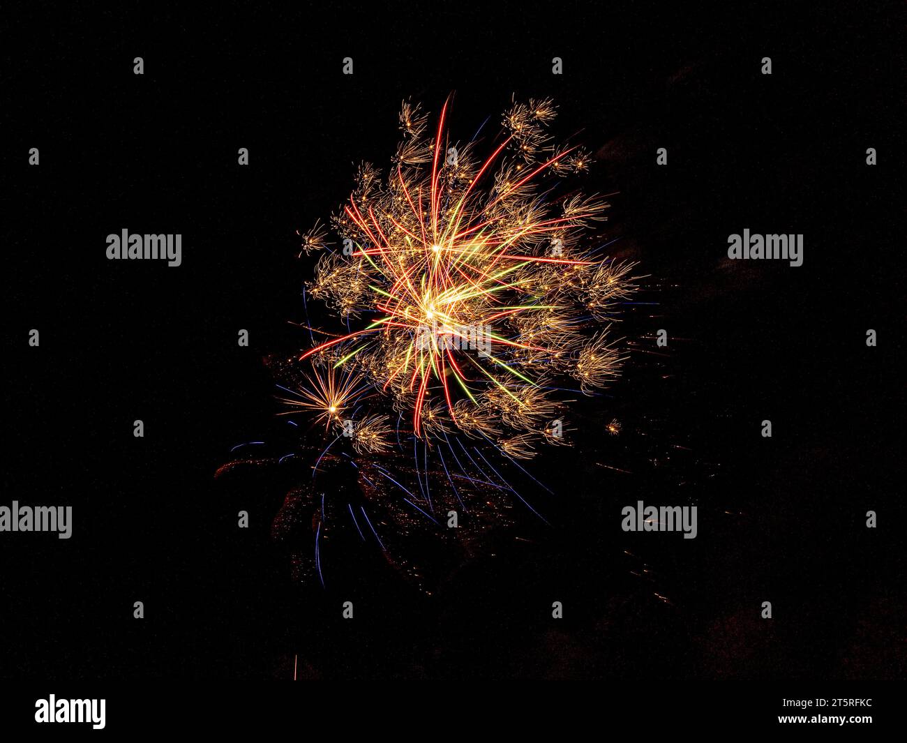 Firework display to celebrate the Near Year and Bonfire Night Stock ...