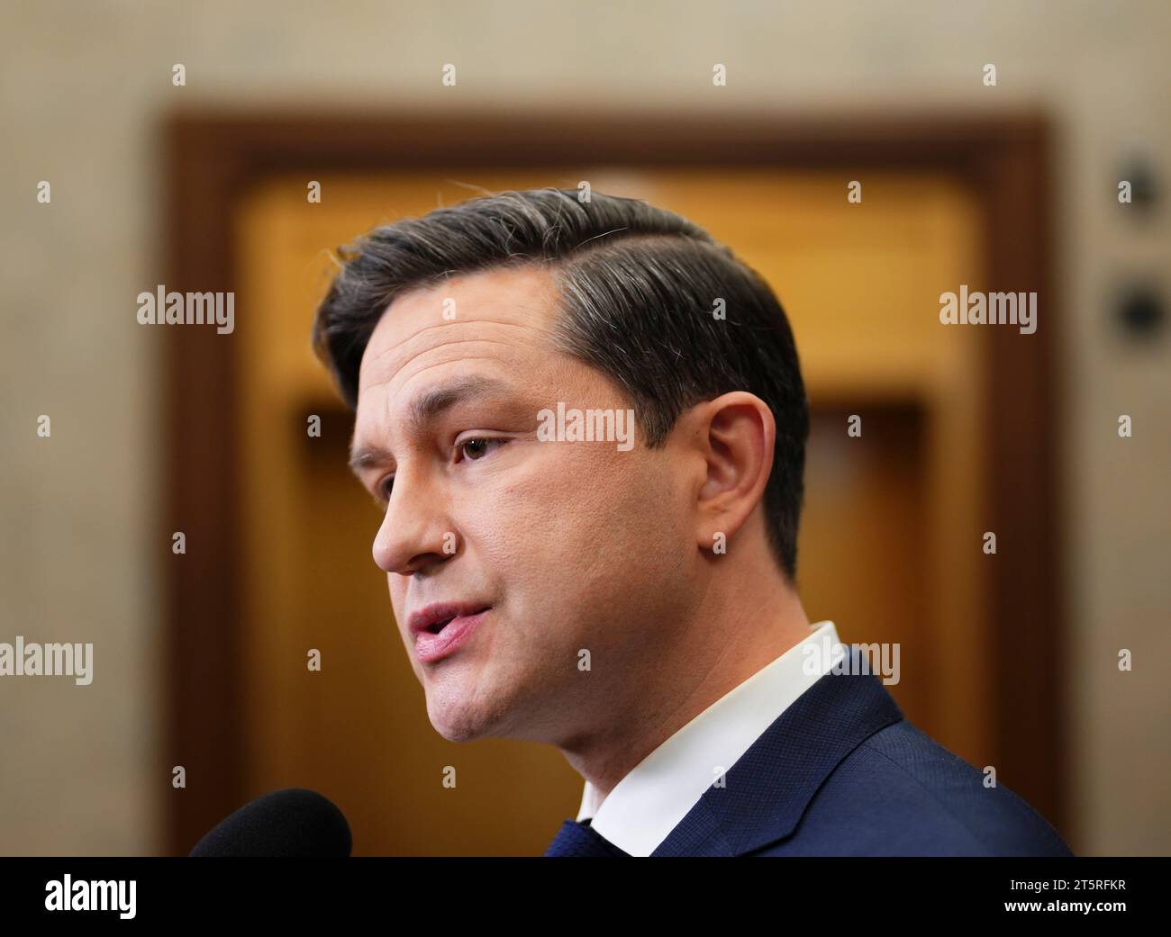 Ottawa, Canada. 06th Nov, 2023. Conservative Leader Pierre Poilievre ...
