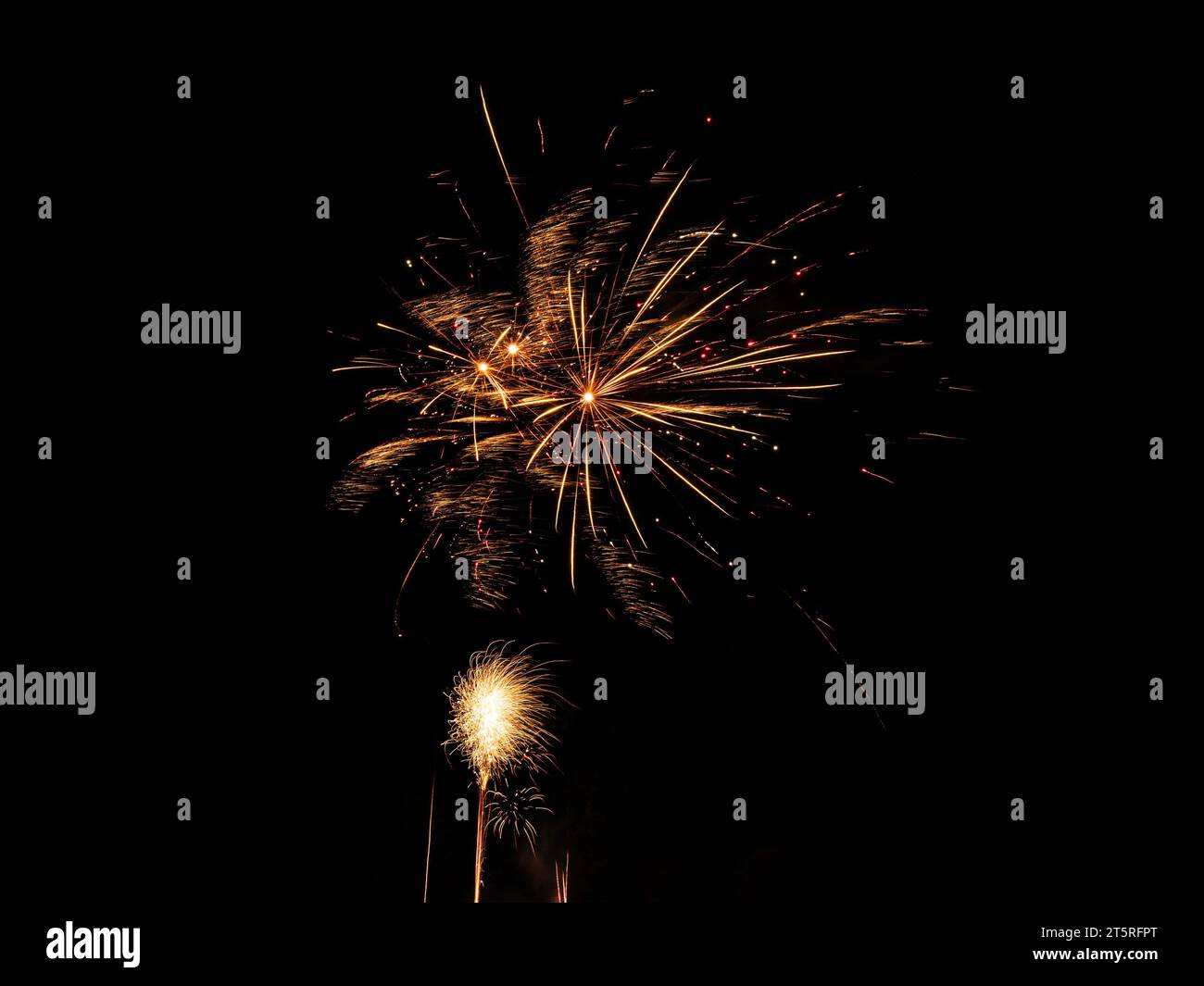Firework display to celebrate the Near Year and Bonfire Night Stock ...