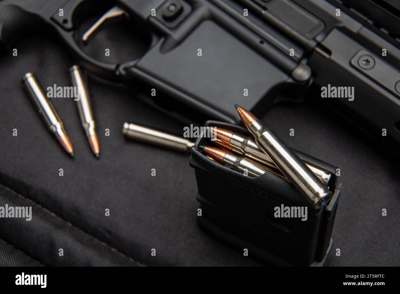 Close up carbine cartridges hi-res stock photography and images - Alamy