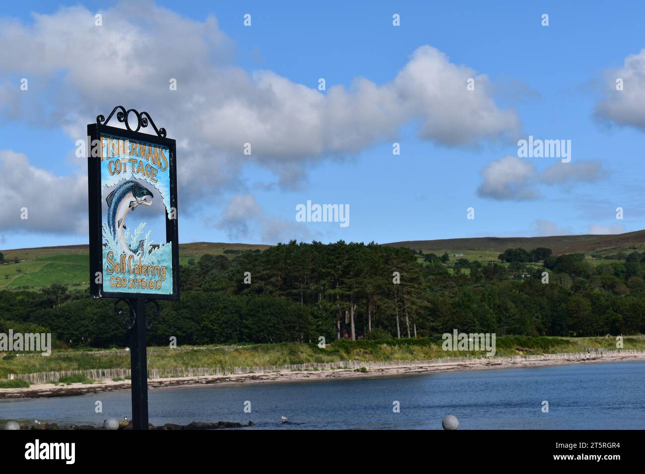 Salmon Ad in seaboard Stock Photo - Alamy