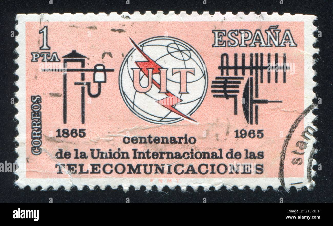 Spain globe communication hi-res stock photography and images - Alamy