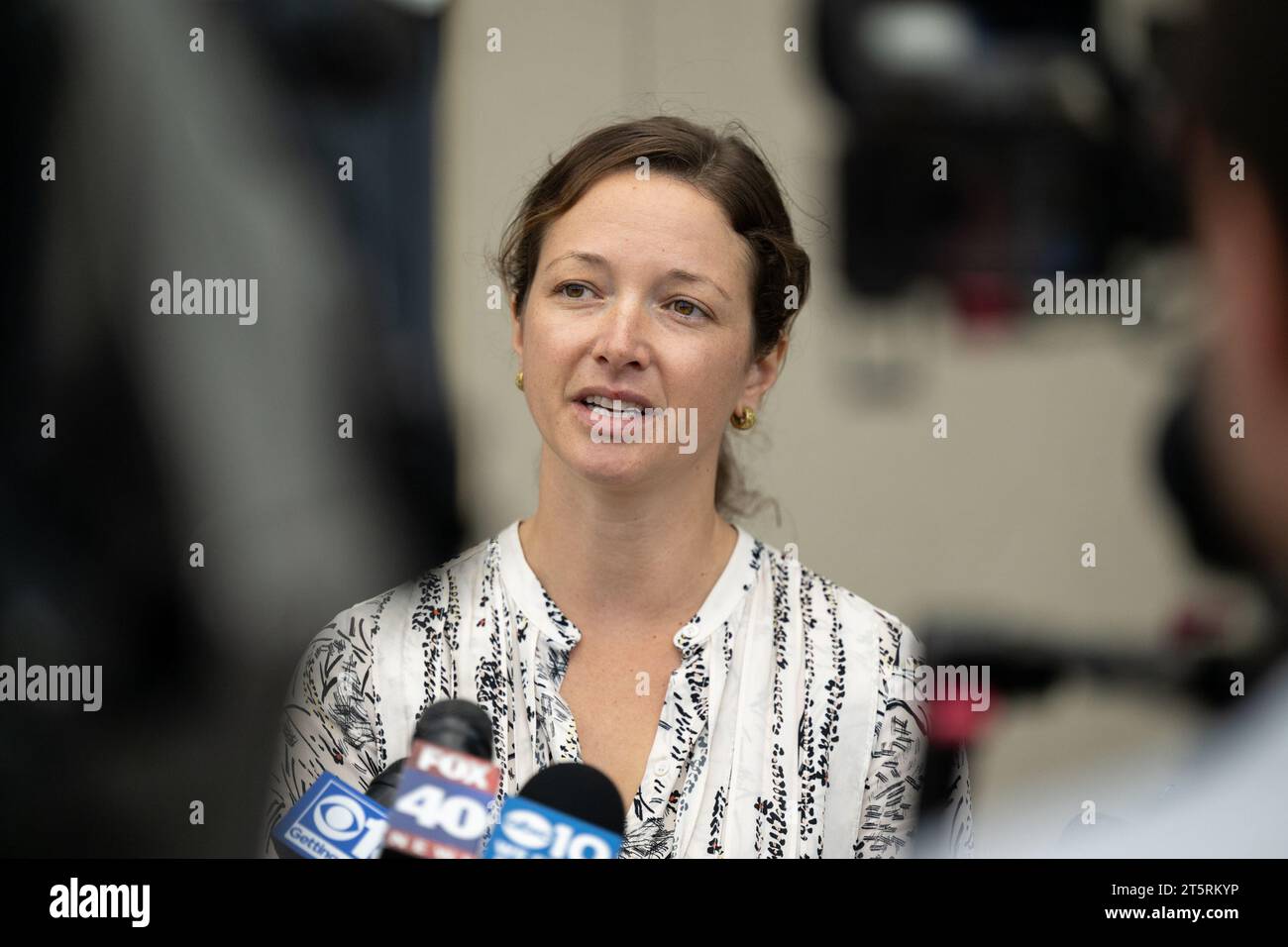 Roseville, CA, USA. 6th Nov, 2023. Adrienne Spohr, daughter of Robert ...