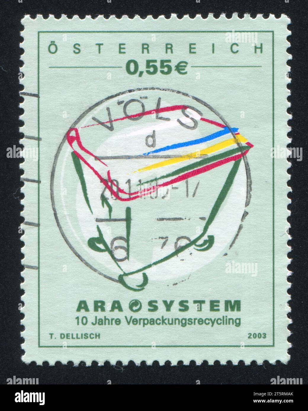 AUSTRIA - CIRCA 2003: stamp printed by Austria, shows Implementation of ...