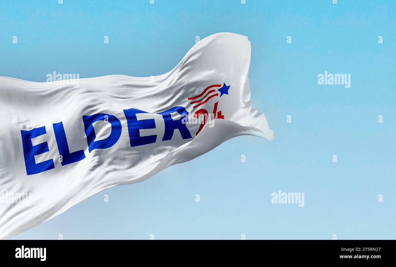 Jersey City, US, Oct. 20 2023: Larry Elder 2024 presidential campaign ...