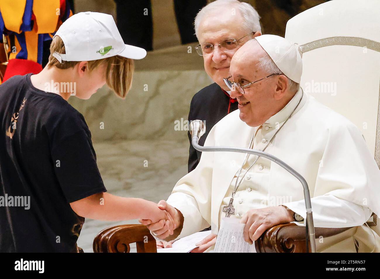 Vatican. 06th Nov, 2023. Pope Francis attends an international meeting ...