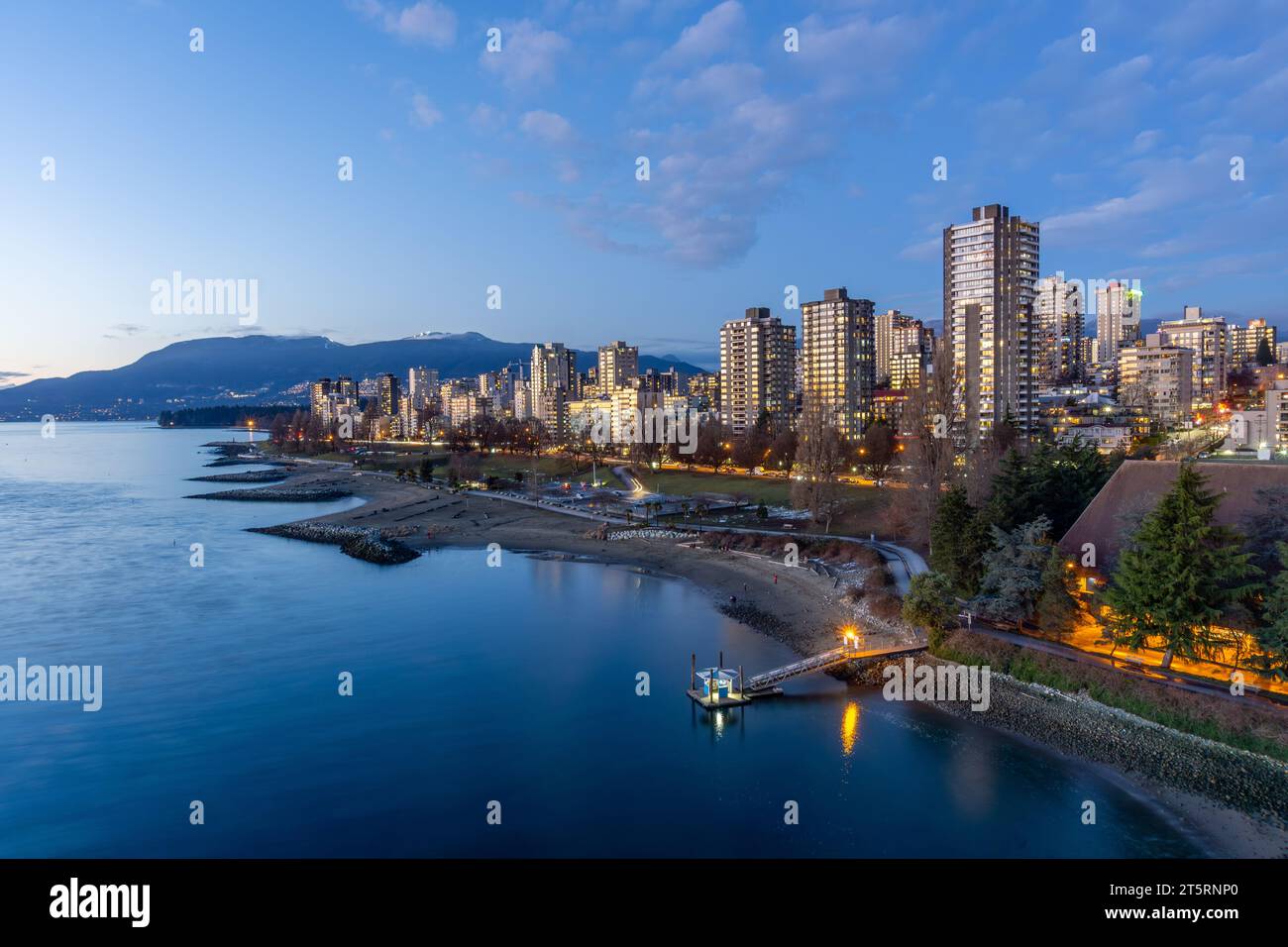 English Bay at sunset in Vancouver, Canada Stock Photo - Alamy