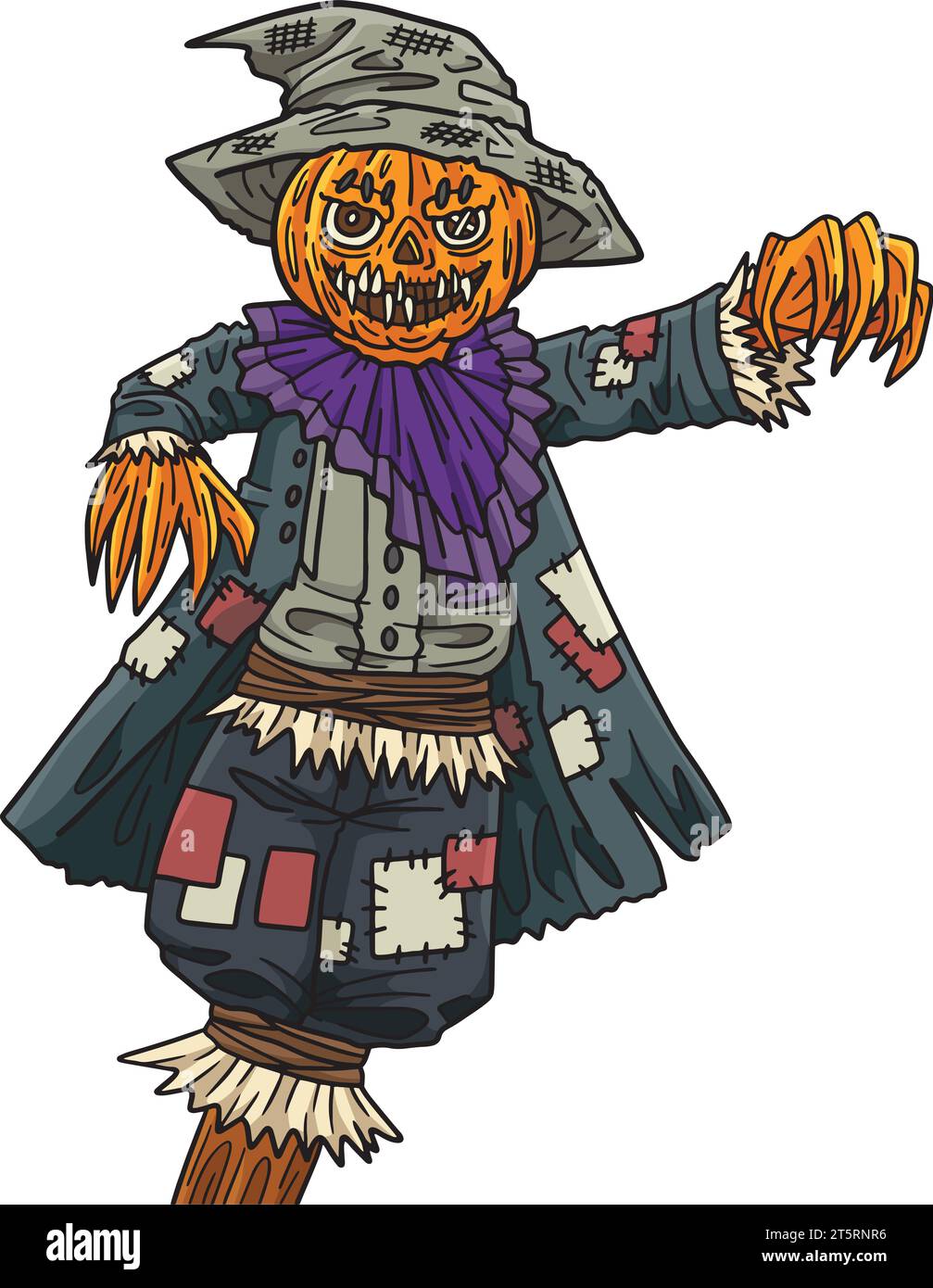 Hand drawn scarecrow hi-res stock photography and images - Alamy