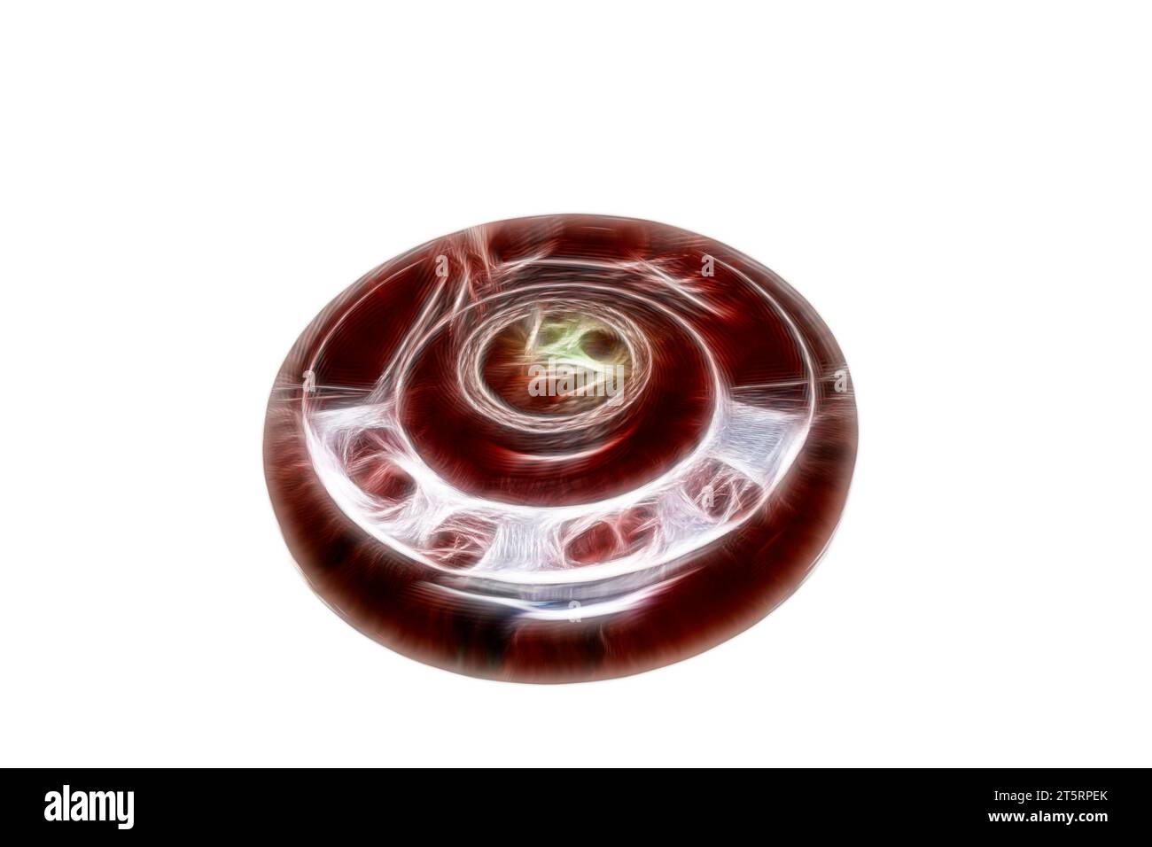 Chinese ancient cultural products inkstone on a white background ...