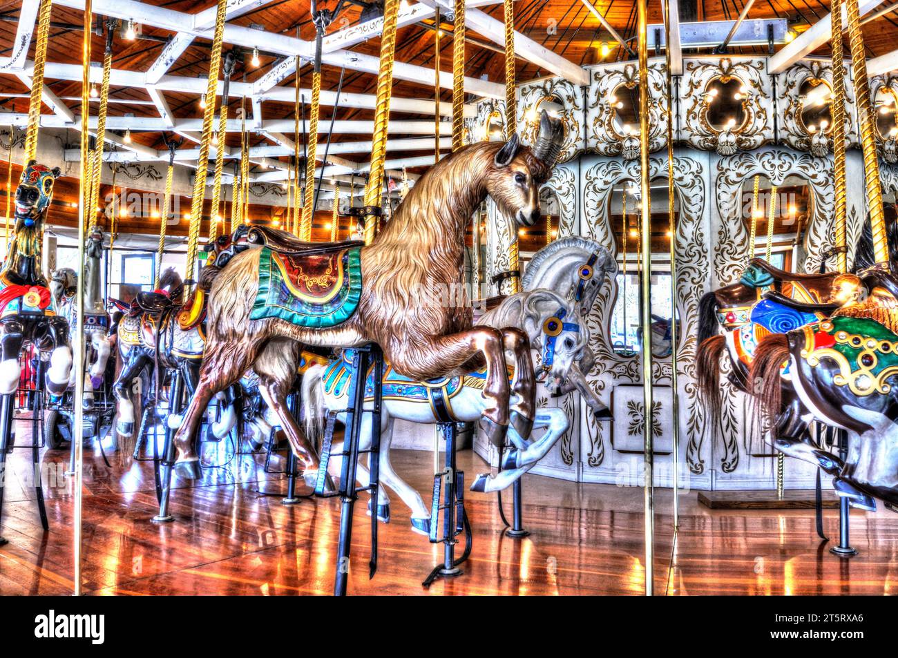 The Looff Carousel in Riverfront Park, (1909), Spokane, Washington, USA ...