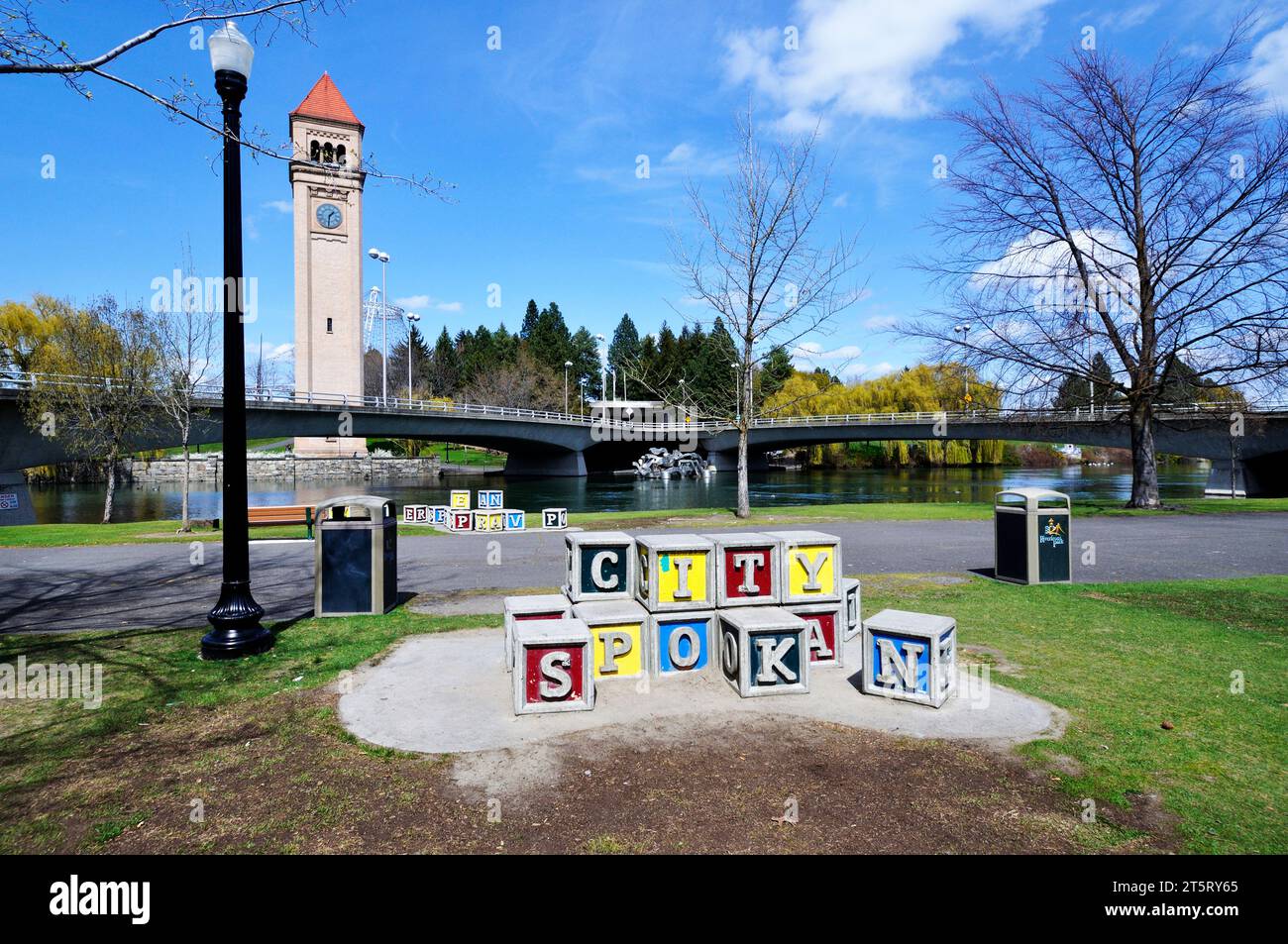 The Blocks at Riverfront Park, Spokane, Washington, USA Stock Photo - Alamy