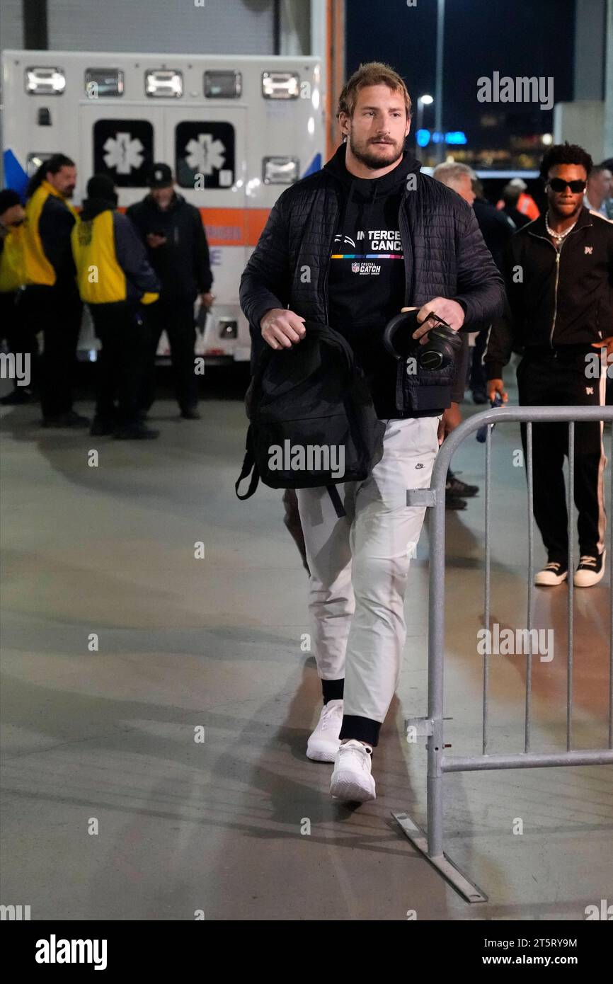 Los Angeles Chargers defensive end Joey Bosa, arrives at Met Life ...