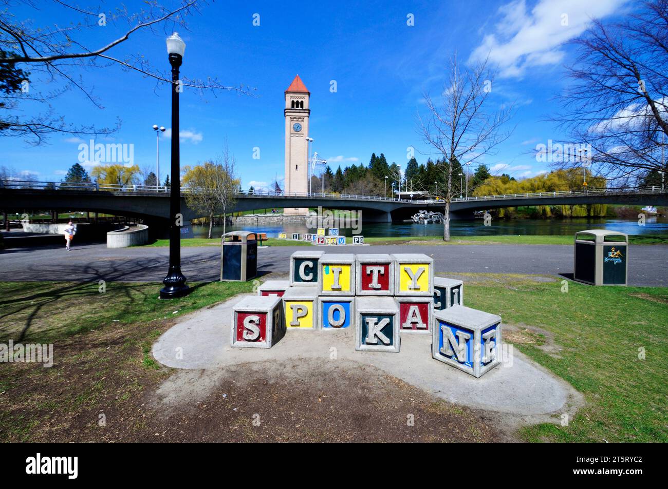 The Blocks at Riverfront Park, Spokane, Washington, USA Stock Photo - Alamy