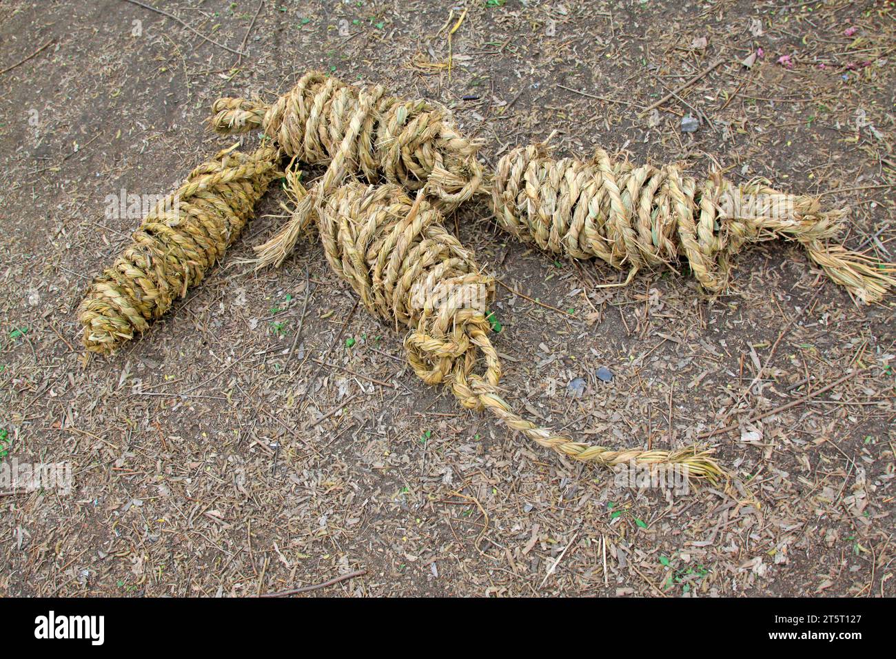 Rope on the ground hi-res stock photography and images - Alamy